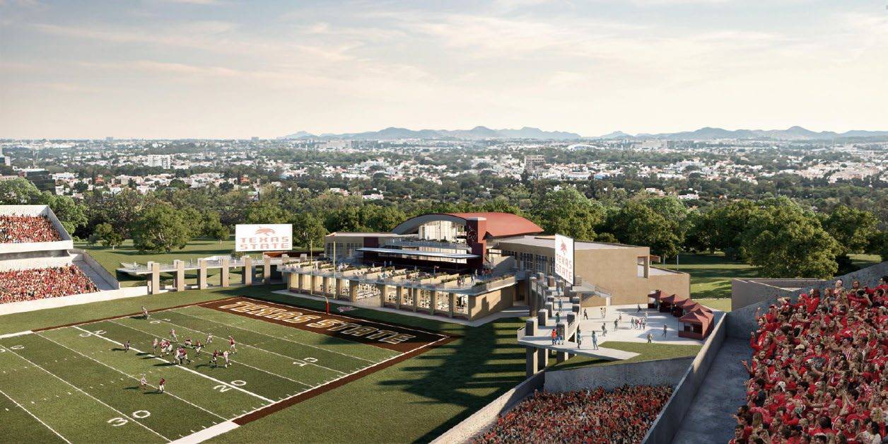 UFCU Stadium End Zone Complex Expansion : Facilities : Texas State ...