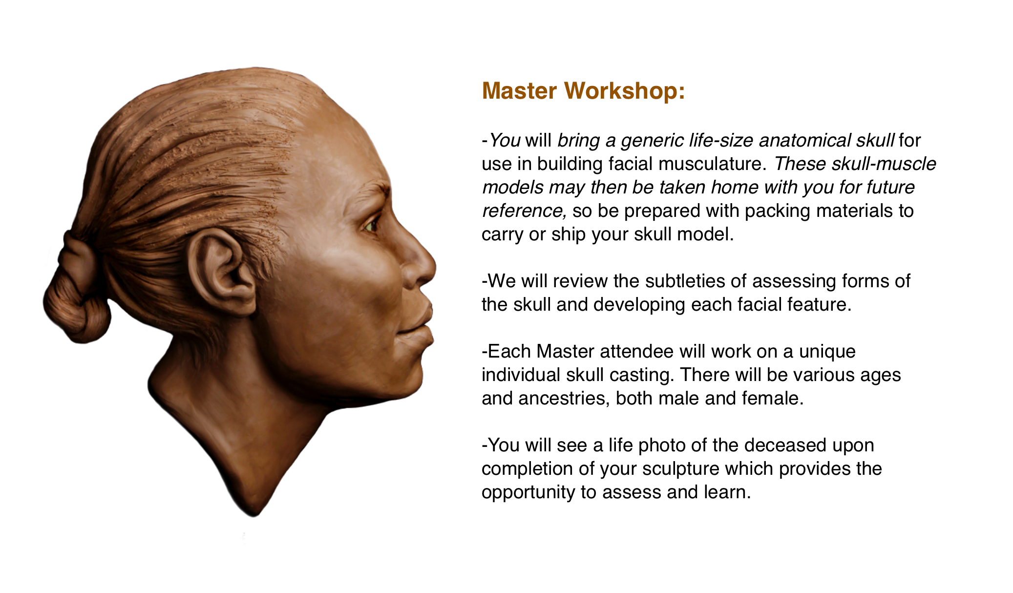 Forensic Art: Forensic Facial Reconstruction Sculpture : Forensic ...