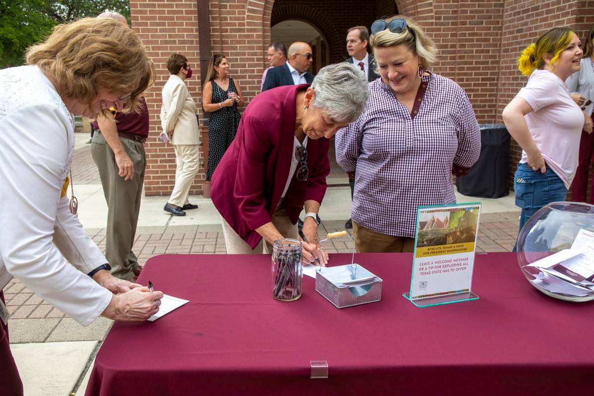 Texas State welcomes new president Dr. Kelly R. Damphousse : Hillviews ...