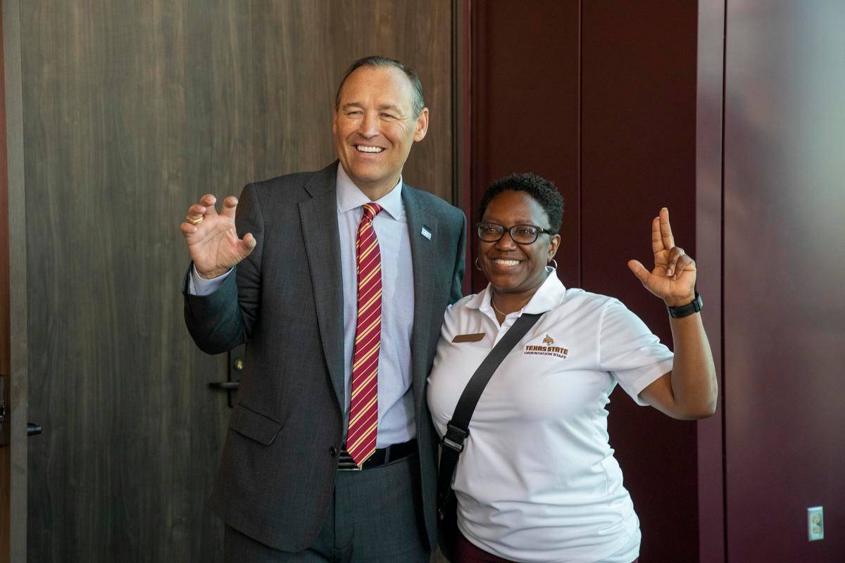 Texas State welcomes new president Dr. Kelly R. Damphousse : Hillviews ...