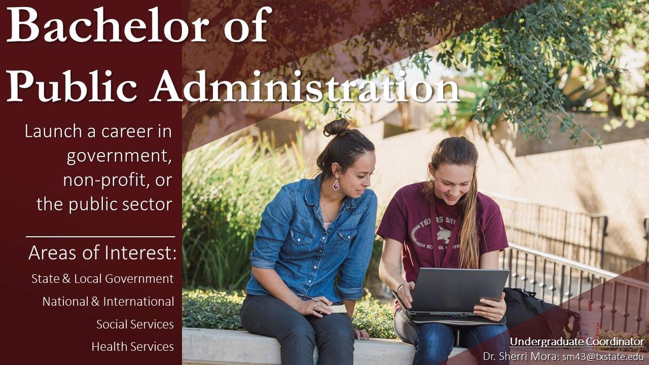 Study.com names Texas State's public administration degree among best ...