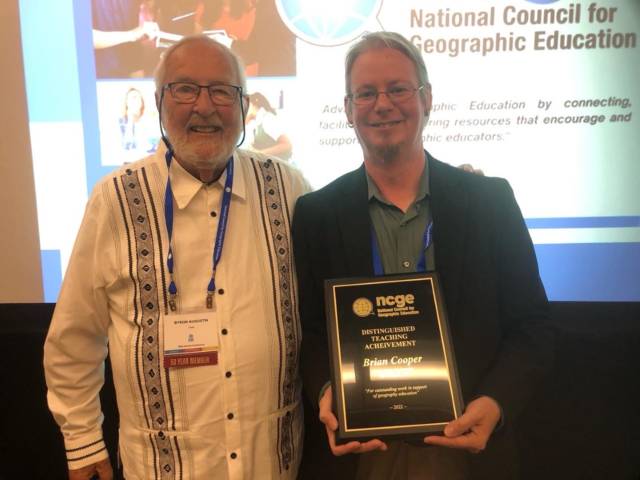 Brian Cooper wins national Distinguished Teacher Award : Newsroom ...