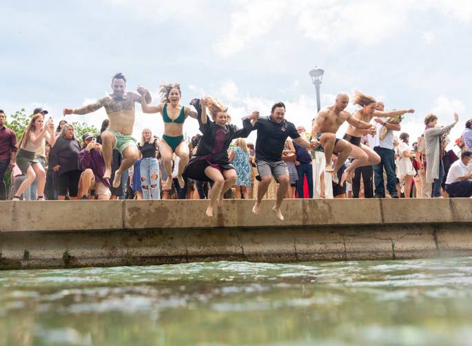 Family-size river jump commemorates 2022 graduation : Newsroom : Texas ...