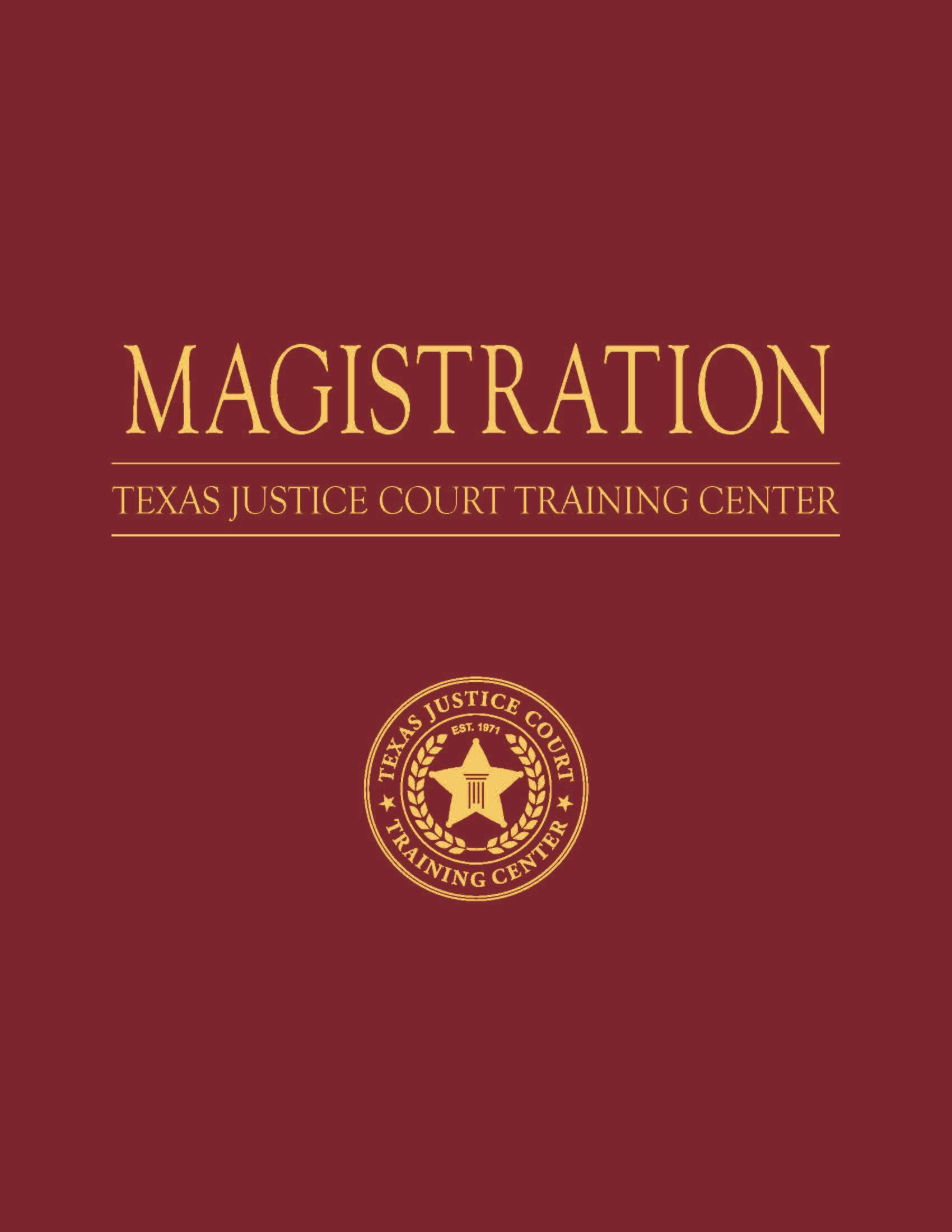 Deskbooks : Texas Justice Court Training Center : Texas State University