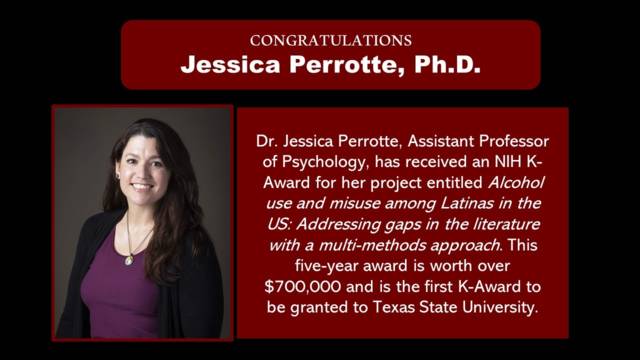 Faculty Spotlight : Department of Psychology : Texas State University