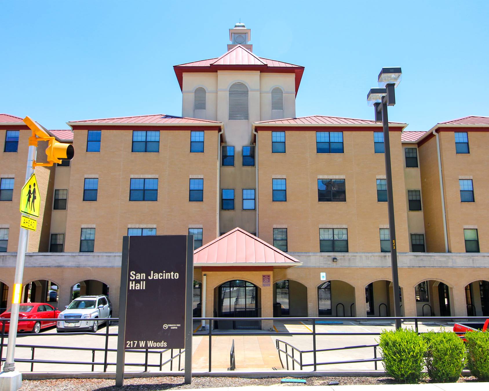 San Jacinto Hall : Housing & Residential Life : Texas State University