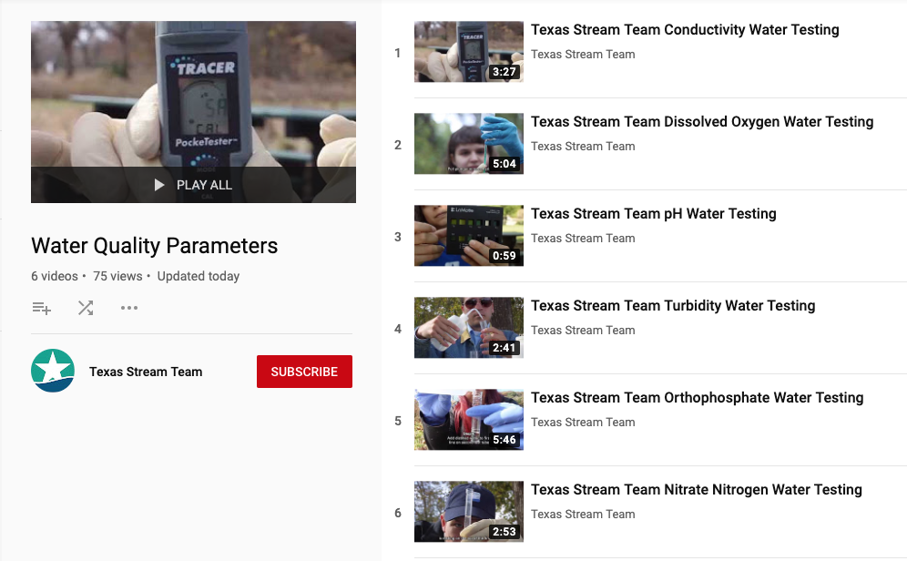 Texas Stream Team : The Meadows Center for Water and the Environment ...