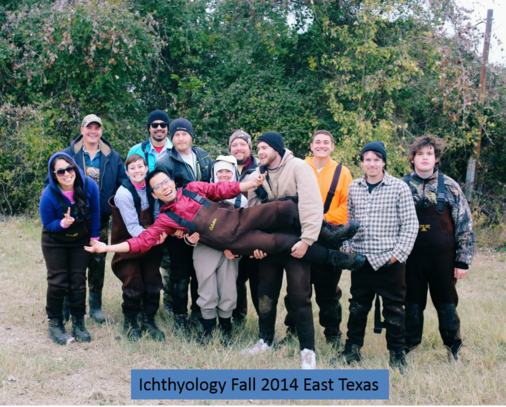 Lab of Dr. Tim Bonner : Department of Biology : Texas State University