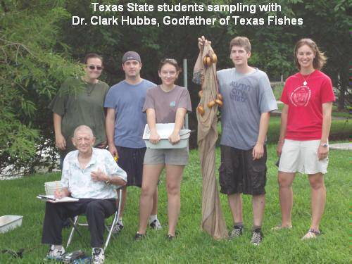 Lab of Dr. Tim Bonner : Department of Biology : Texas State University