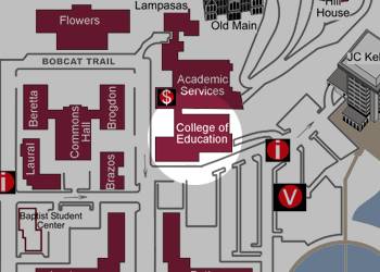 Driving Directions | Maps : College of Education Advising : Texas State ...