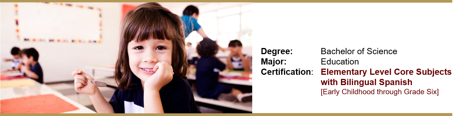 Elementary Level Core Bilingual : Education Advising : Texas State ...