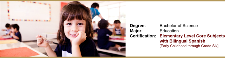 Elementary Level Core Bilingual : College of Education Advising : Texas ...