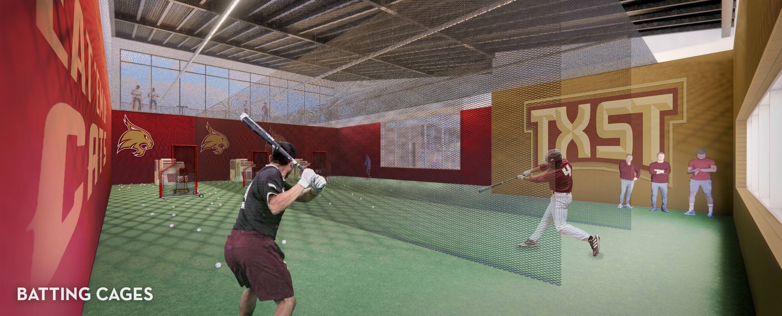 Pitching Lab / Batting Cages : Facilities : Texas State University