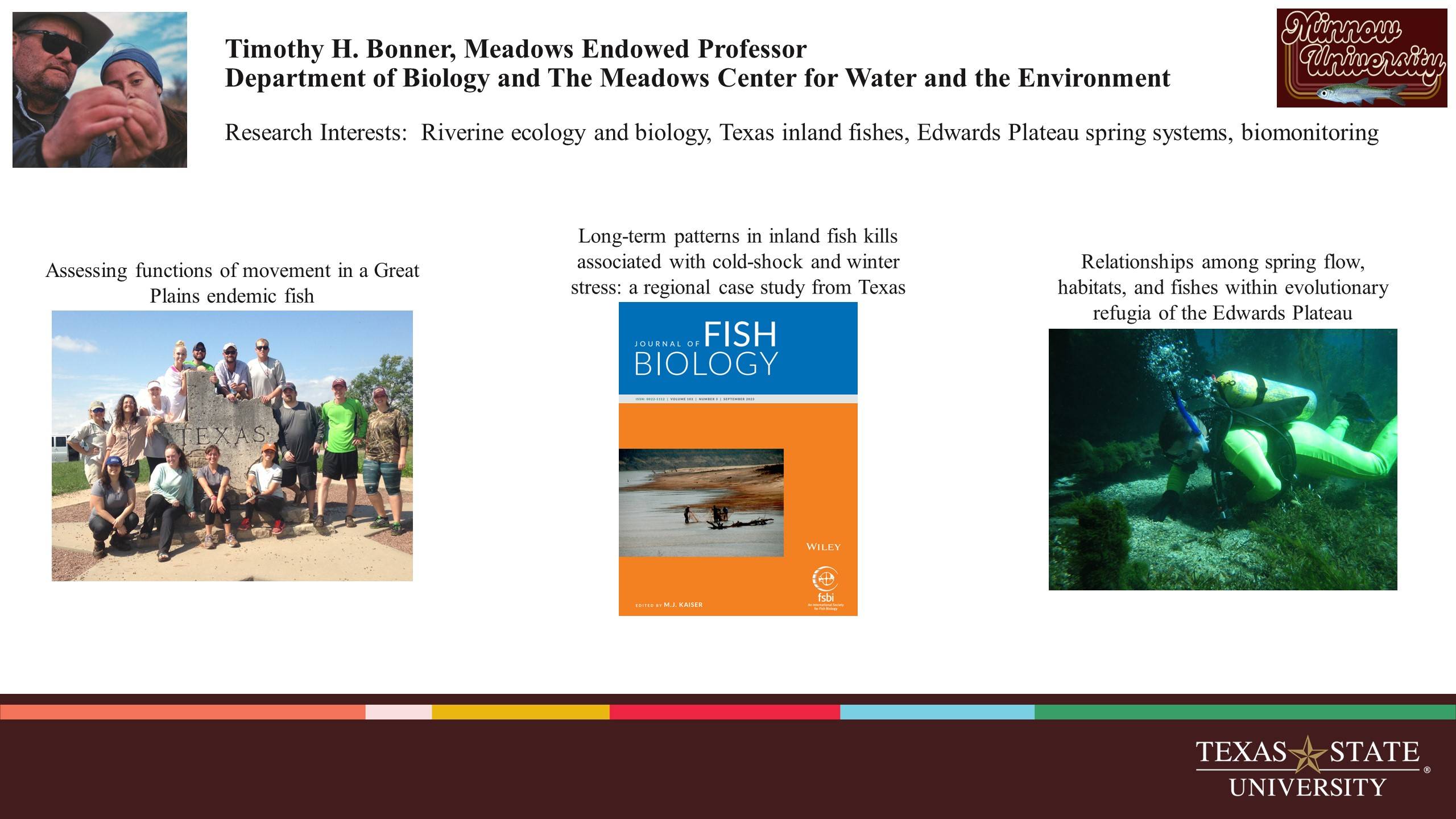 Timothy H. Bonner : College of Science and Engineering (CoSE) : Texas ...