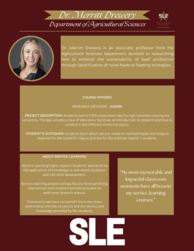 Dr. Merritt Drewery : Service-Learning Excellence : Texas State University