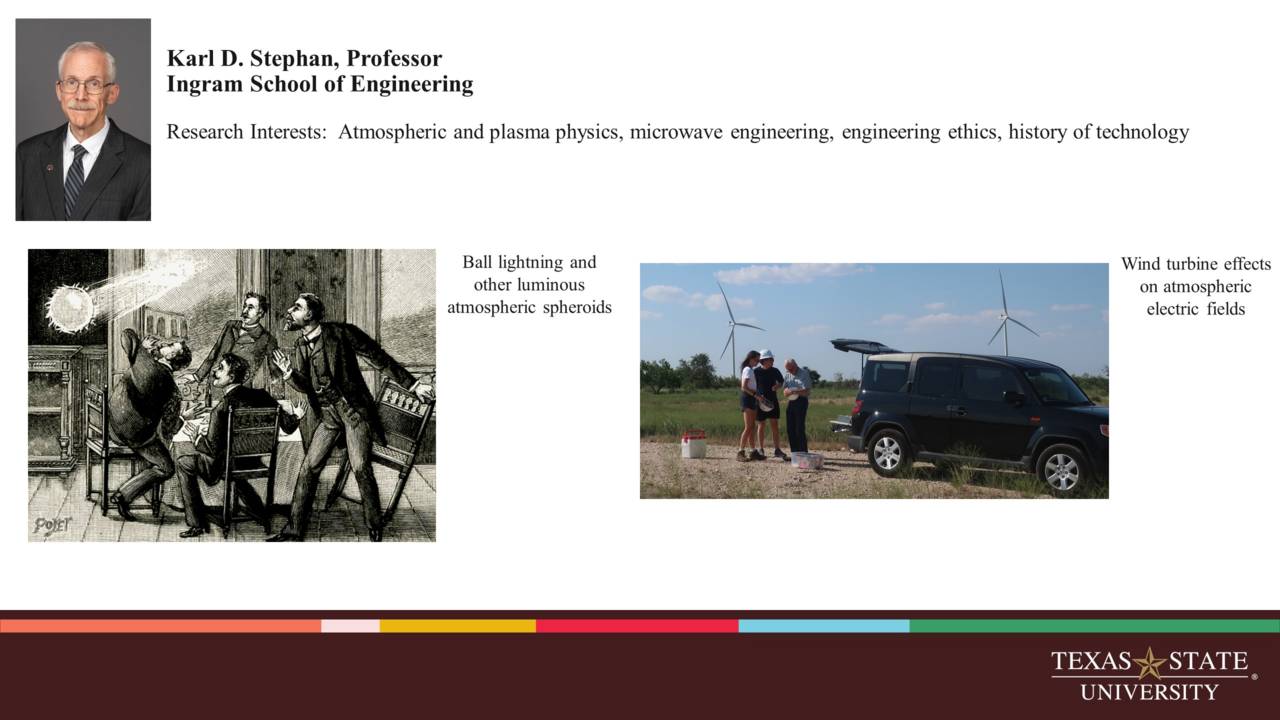 Karl D. Stephan : College of Science and Engineering (CoSE) : Texas ...