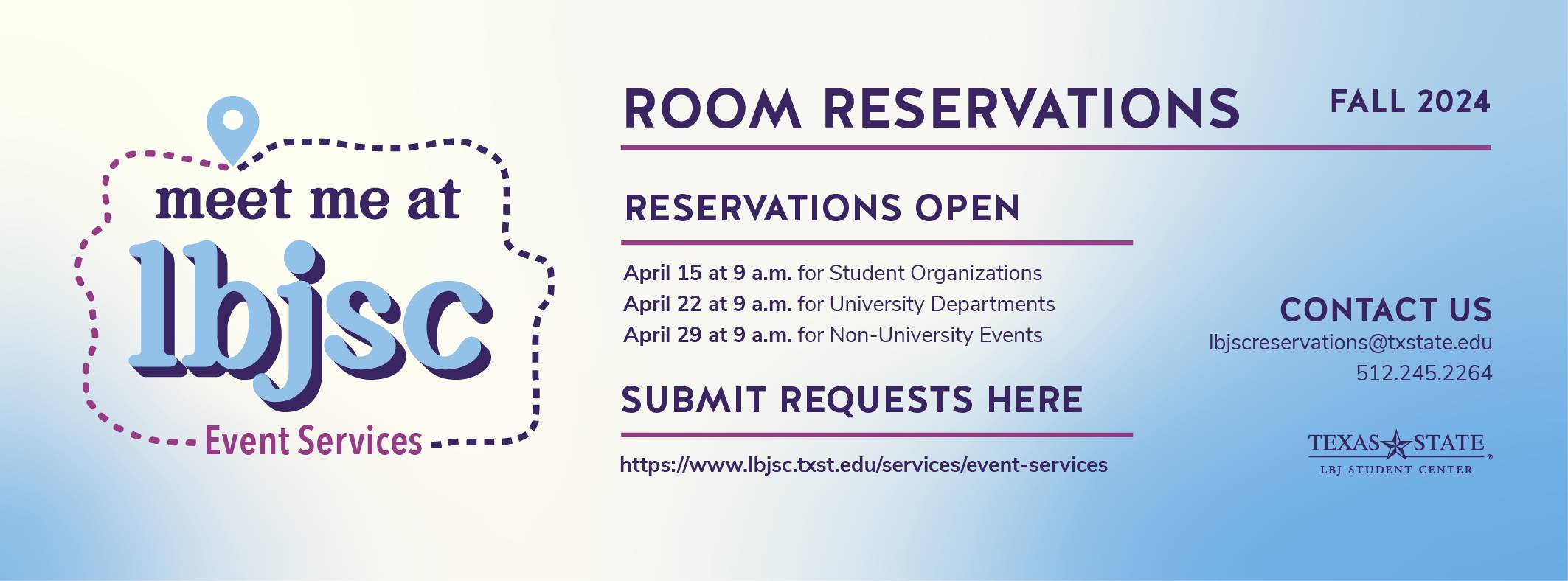 Event Services : Lyndon B. Johnson Student Center : Texas State University