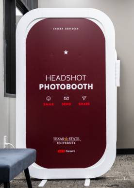TXST’s Career Services opens professional headshot photo booth for ...