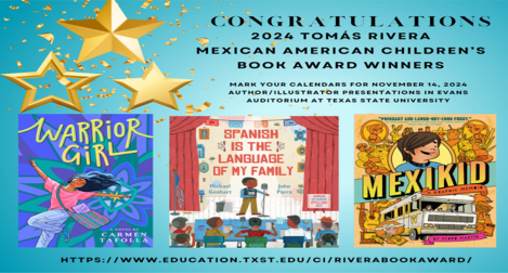 Tomás Rivera Book Award : Texas State University