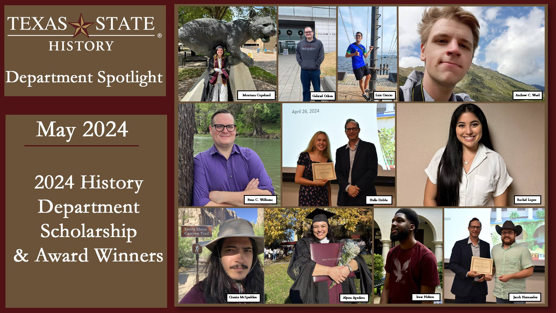 Department of History : Texas State University