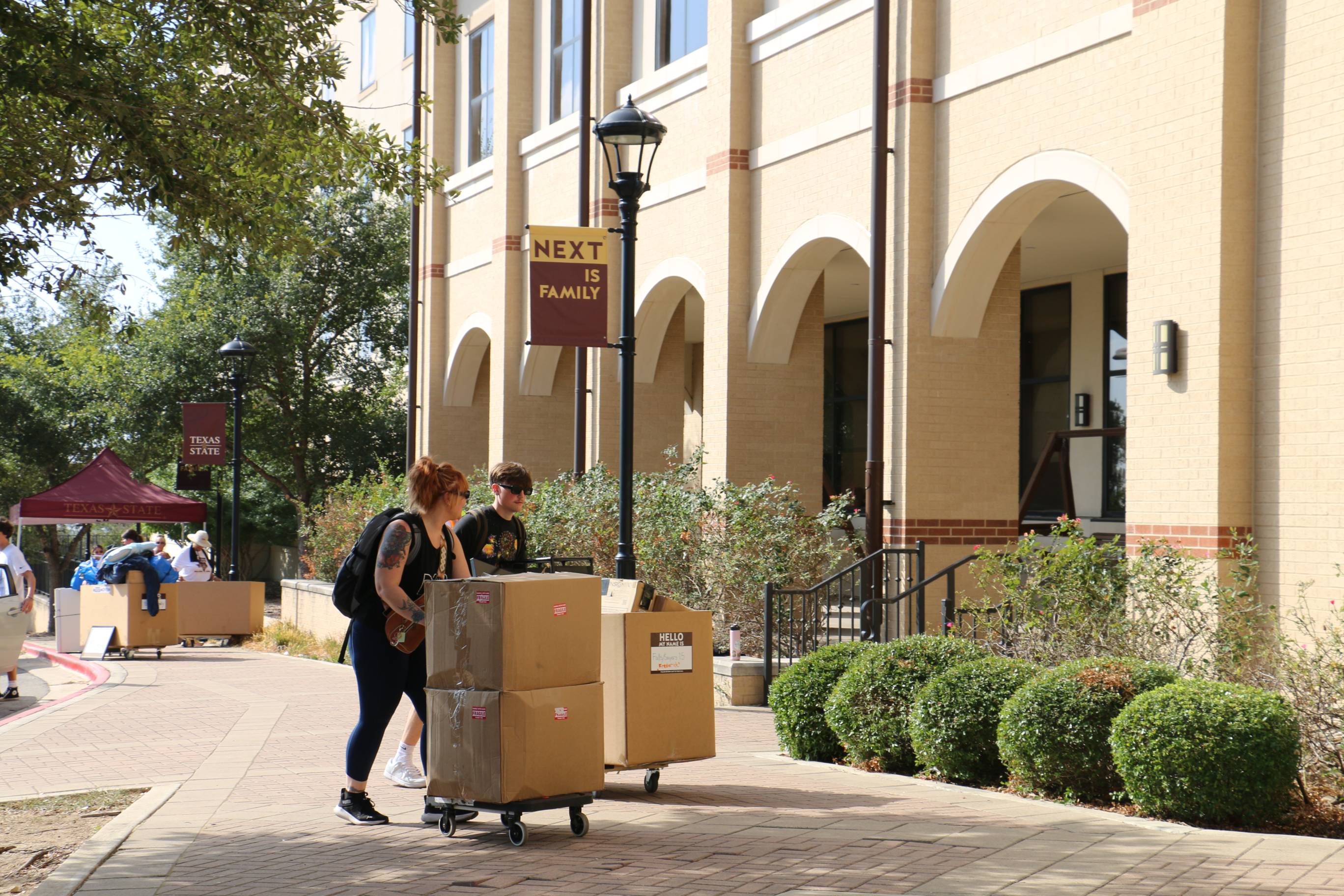 Move-In 2025 : Housing & Residential Life : Texas State University