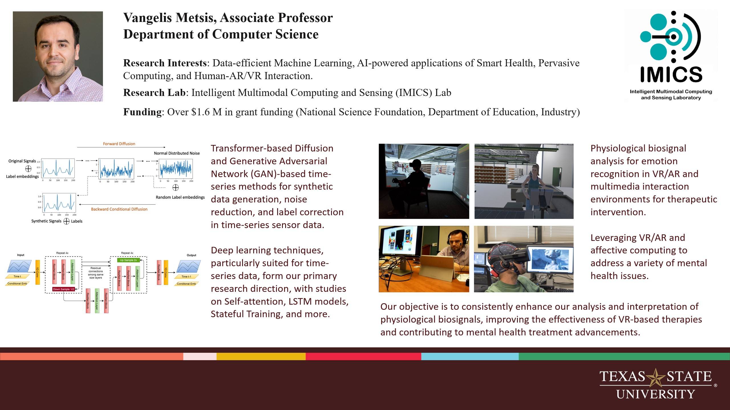 Vangelis Metsis : College of Science and Engineering (CoSE) : Texas ...