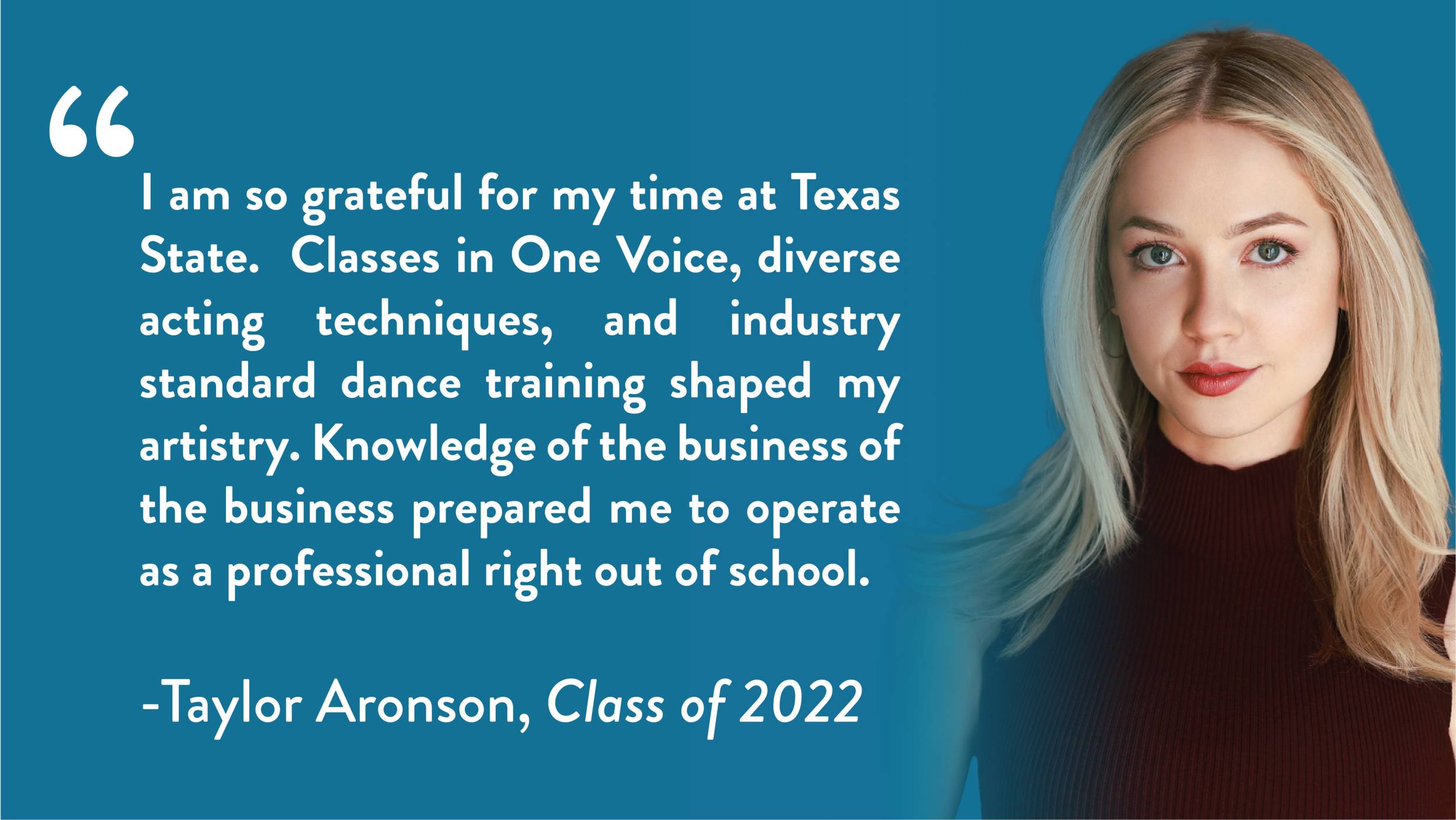 Bachelor of Fine Arts in Musical Theatre : Division of Theatre : Texas ...