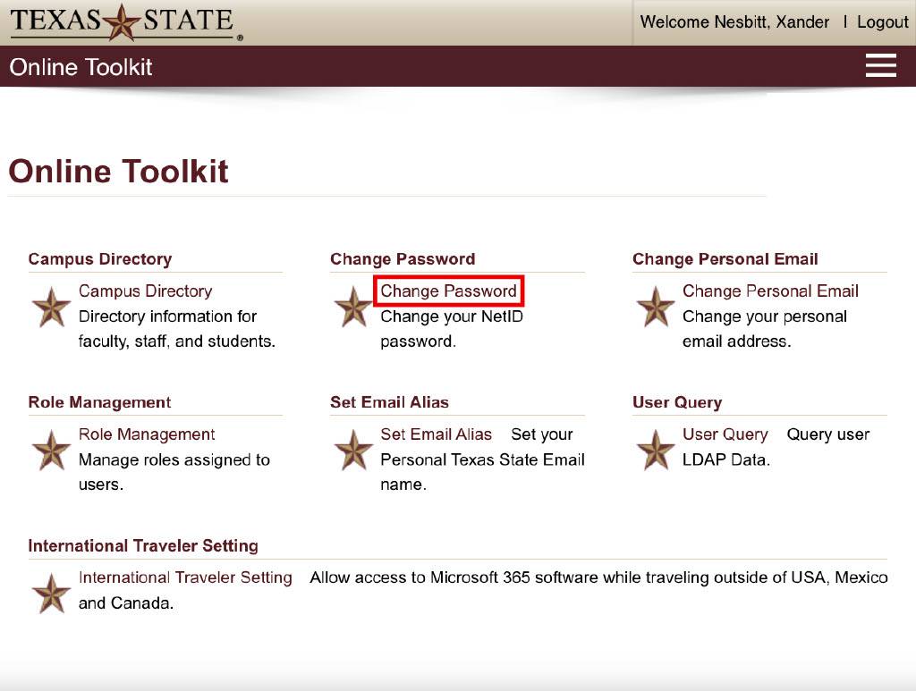 How to Change your NetID Password and Validate a New Personal Email ...