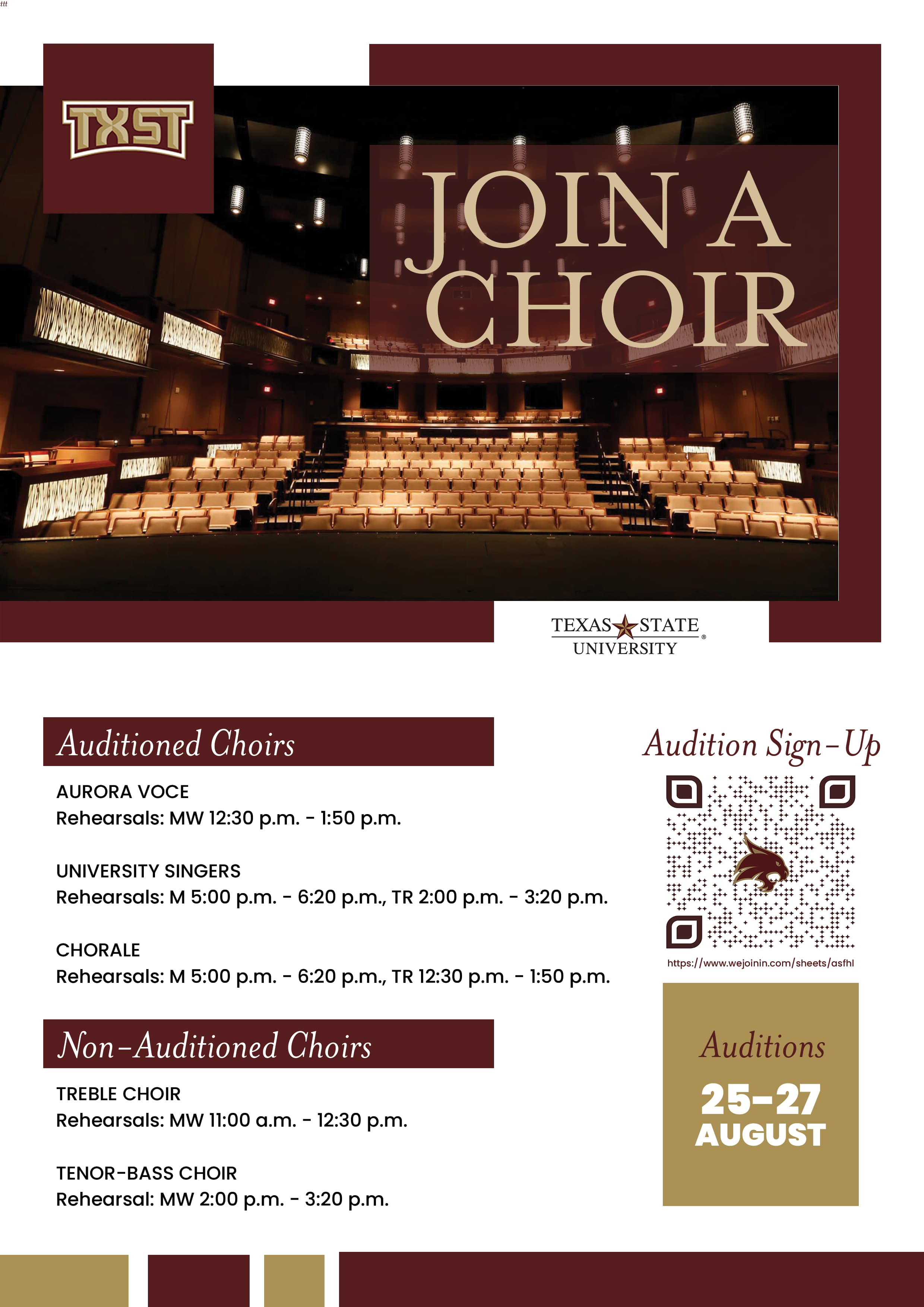 Texas State Choral Department : Texas State University