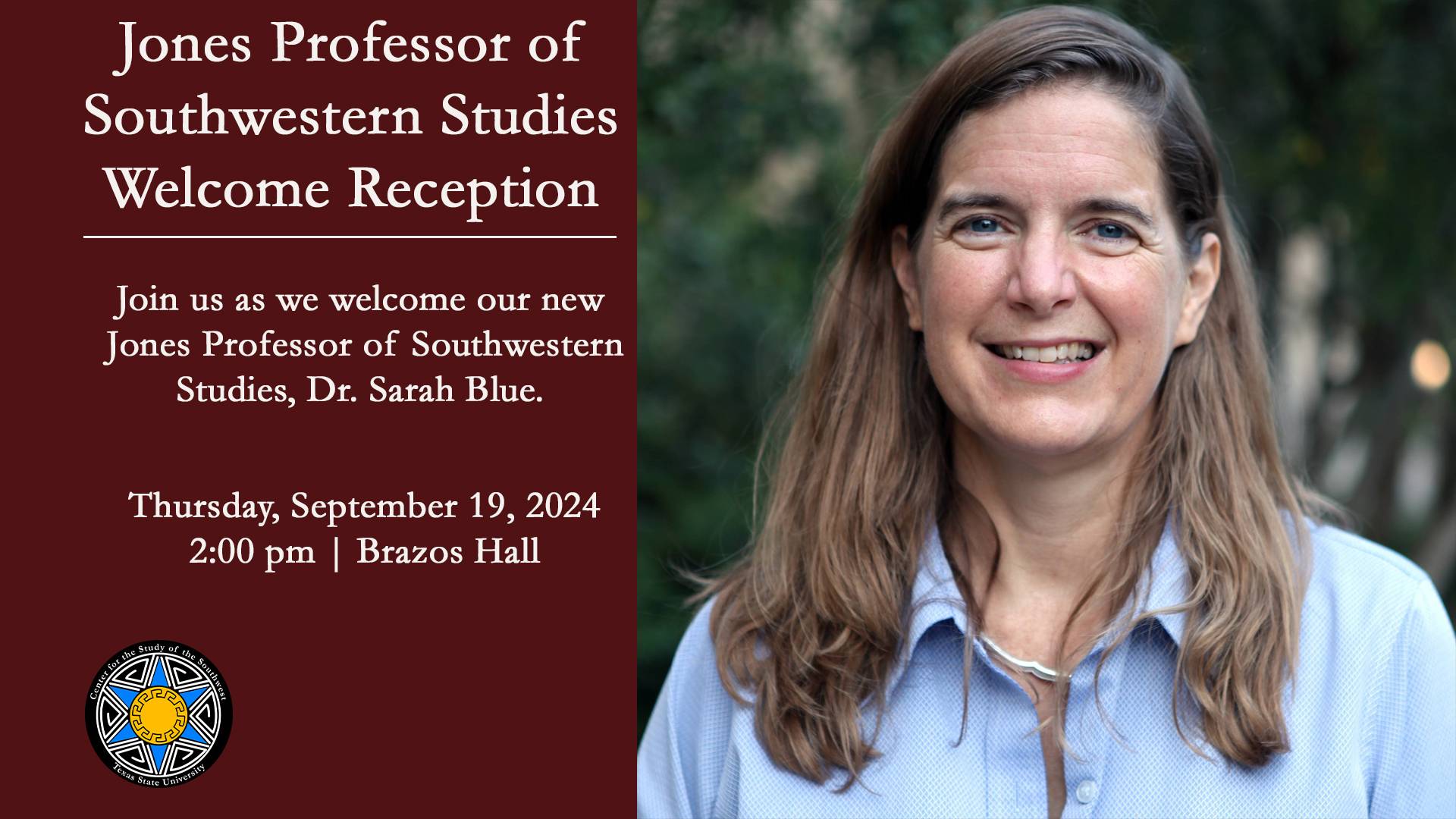Jones Professor Welcome Reception : Center for the Study of the ...