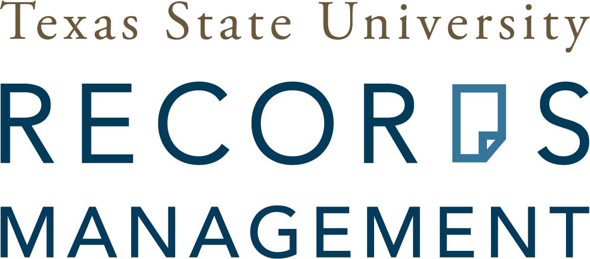 Records Management : University Libraries : Texas State University