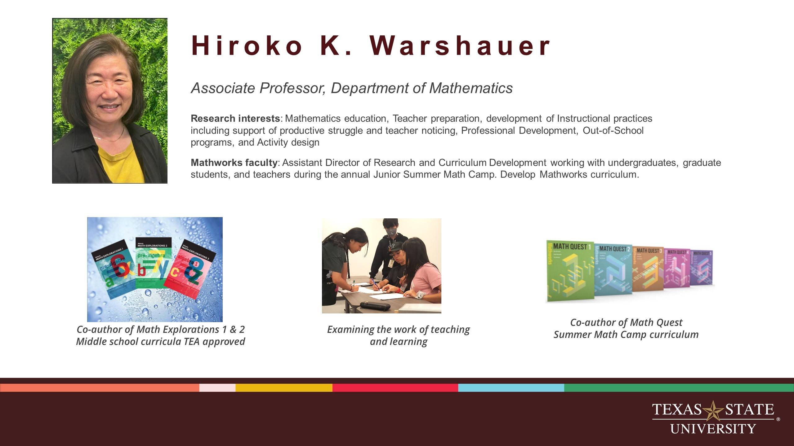 Mathematics : Texas State University