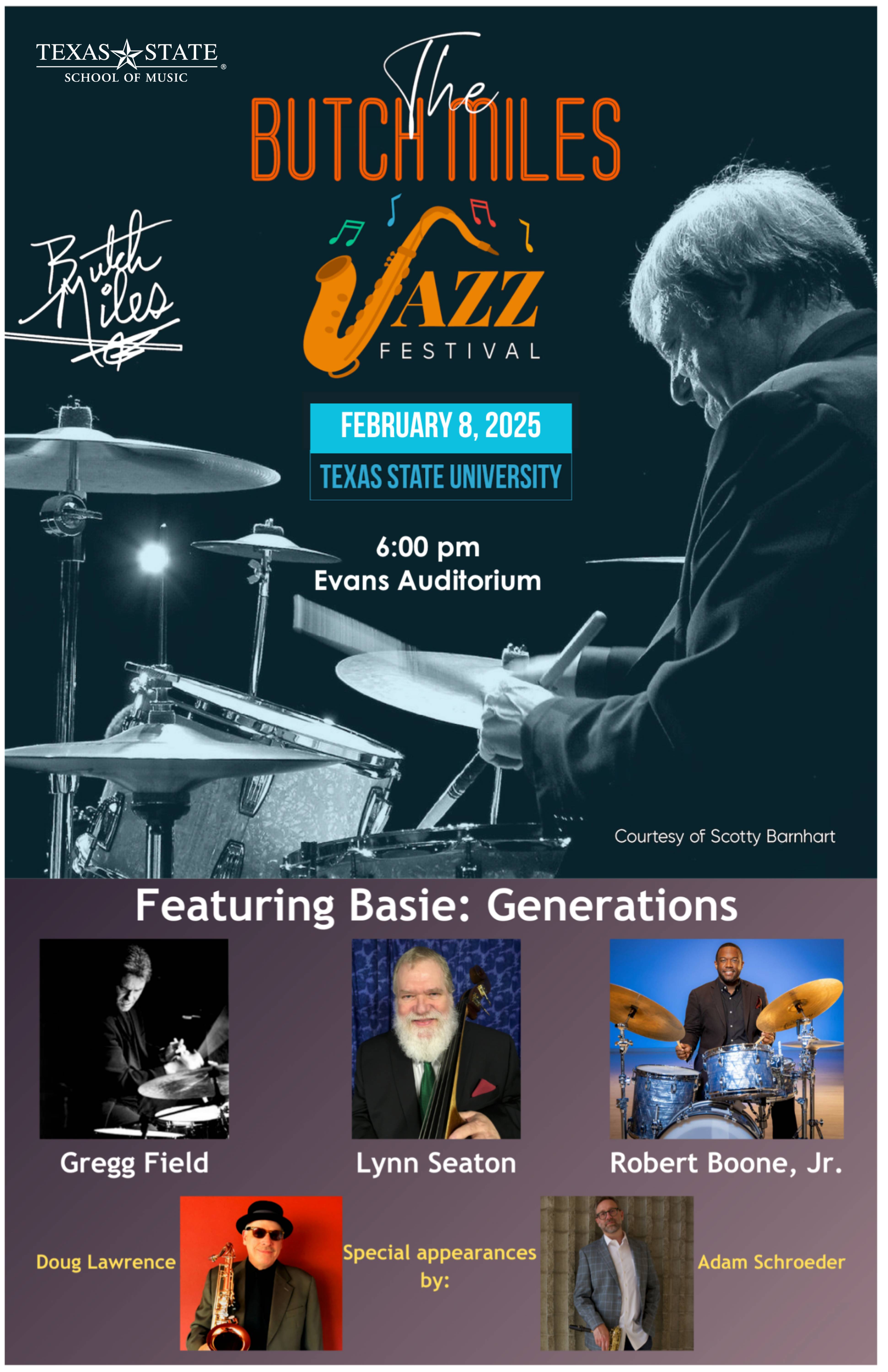 Butch Miles Jazz Festival : Jazz Studies : Texas State University