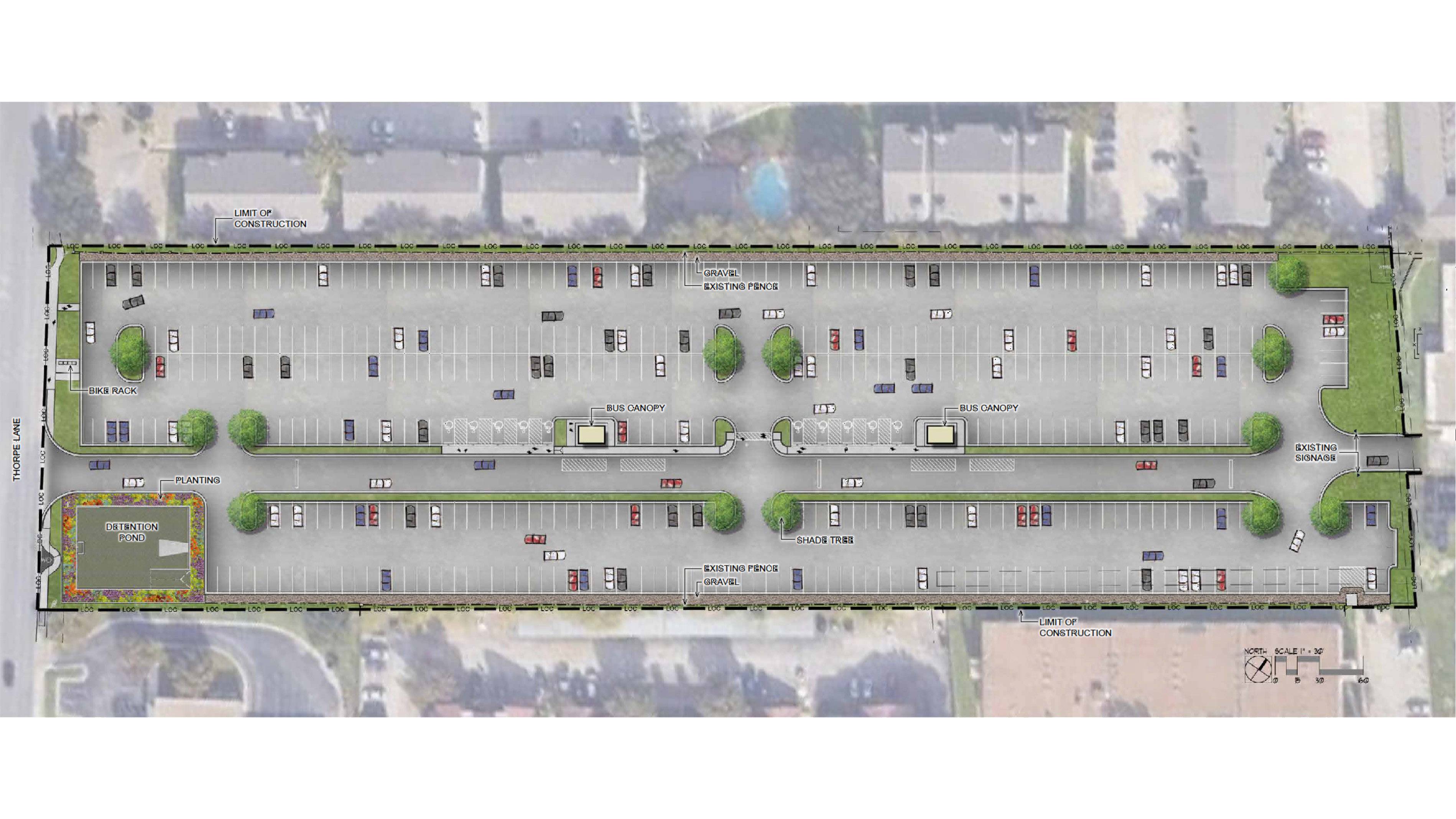 Thorpe Lane Parking Lot : Facilities : Texas State University