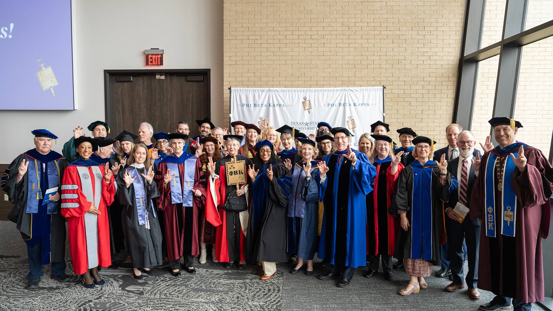 TXST inducts the first class of its new Phi Beta Kappa chapter : Newsroom : Texas State University