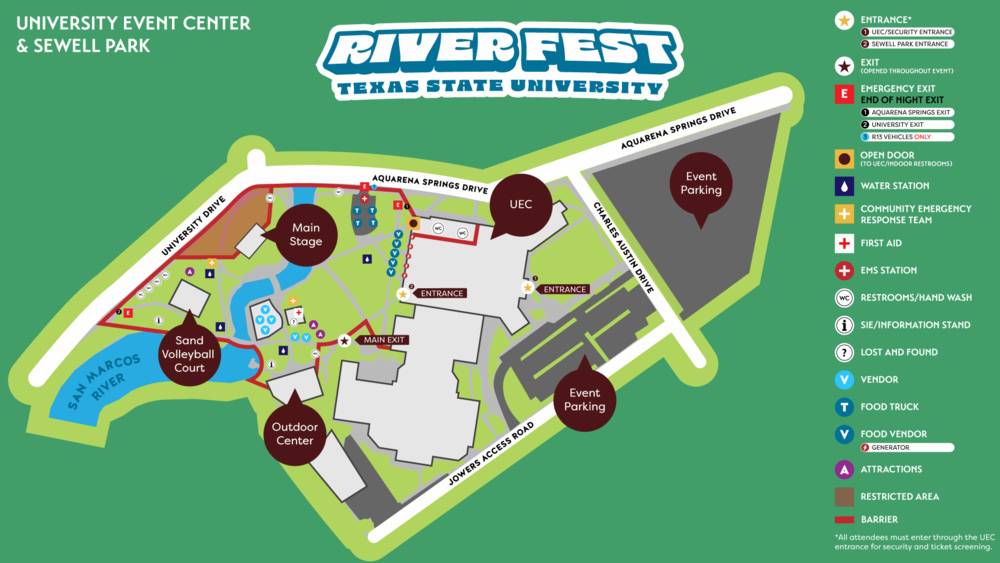 Maps : Student Involvement and Engagement : Texas State University