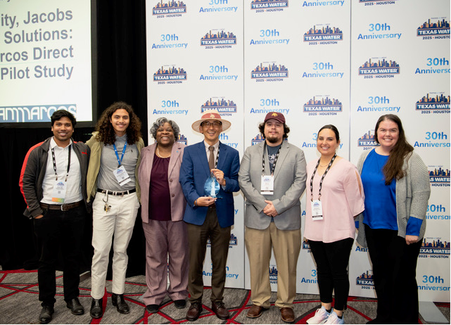 TXST researchers honored by Texas American Waterworks Association ...