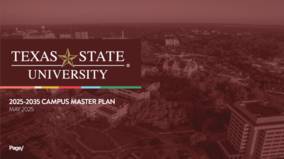 2025-2035 Campus Master Plan : Facilities : Texas State University