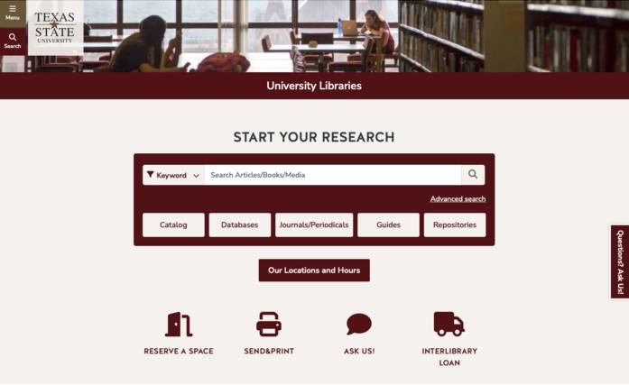 University Libraries launches improved website : University Libraries ...