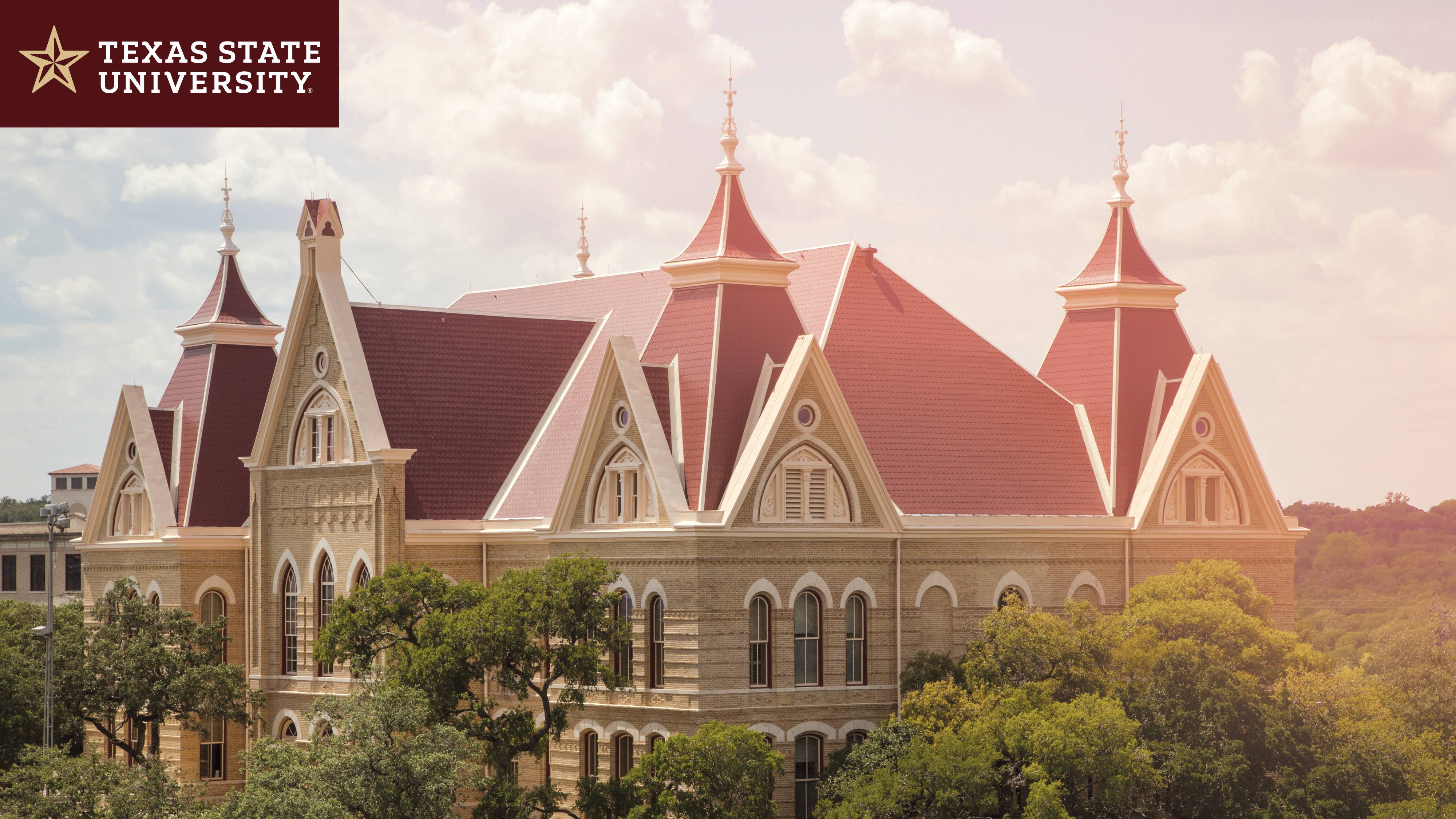 Zoom and Teams Backgrounds : Brand Guidelines : Texas State University