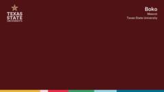 Zoom and Teams Backgrounds : Brand Guidelines : Texas State University