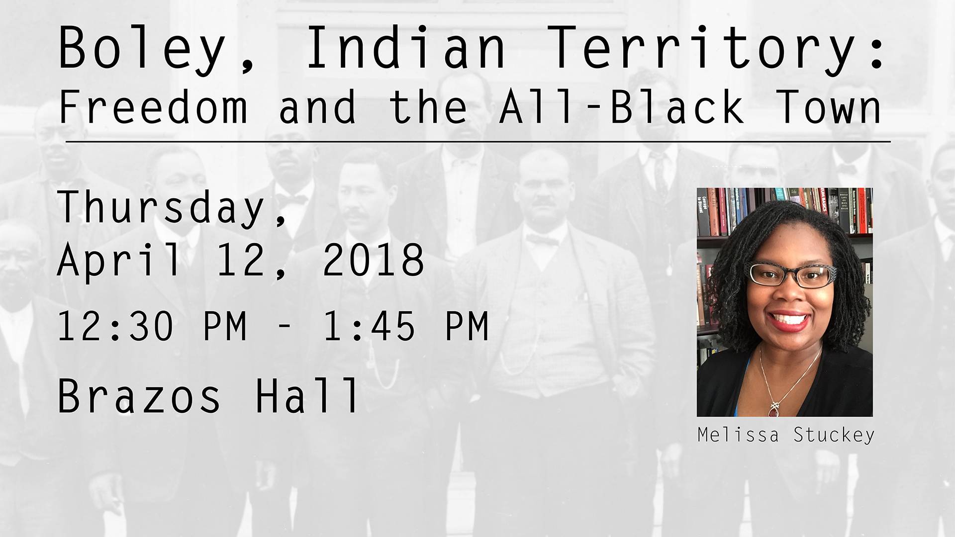 Melissa Stuckey Events : Center for the Study of the Southwest : Texas ...